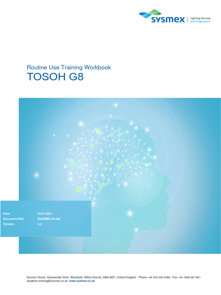 TOSOH G8 Analyzer Training Workbook | PDF | High Performance Liquid ...