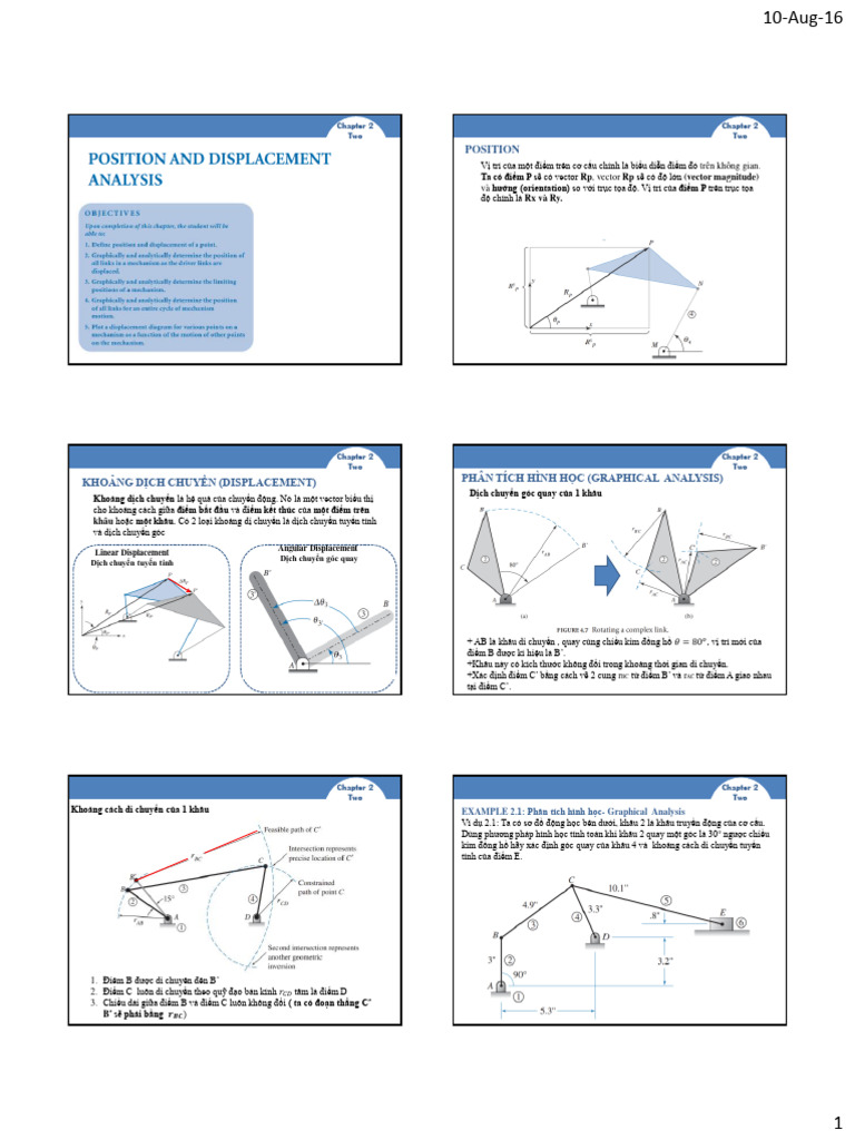 Chapter2. Position and Displacement analysis_Viet | PDF