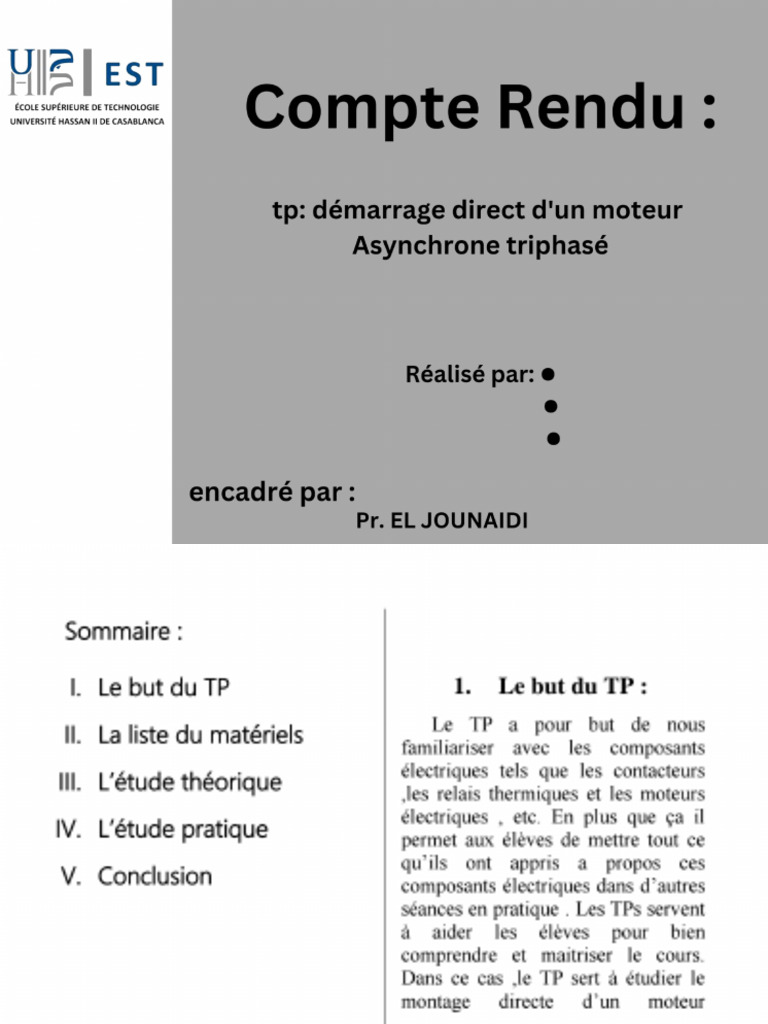 Compte Rendu Etoile Triangle | PDF