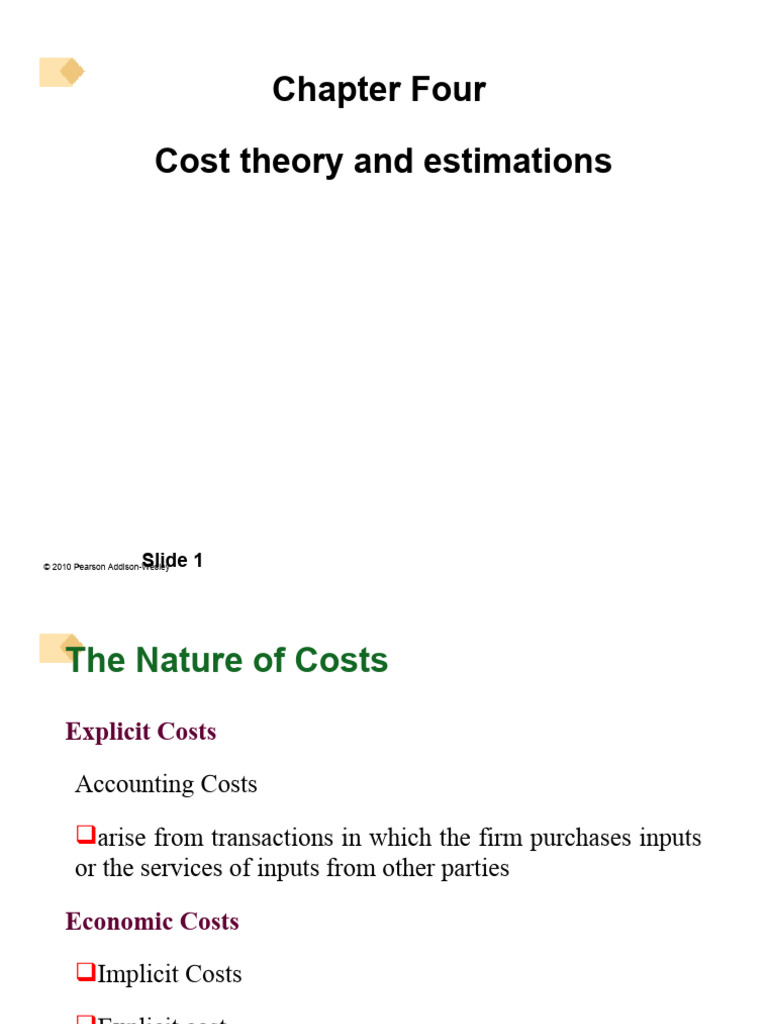 Chapter 4 | PDF | Average Cost | Marginal Cost