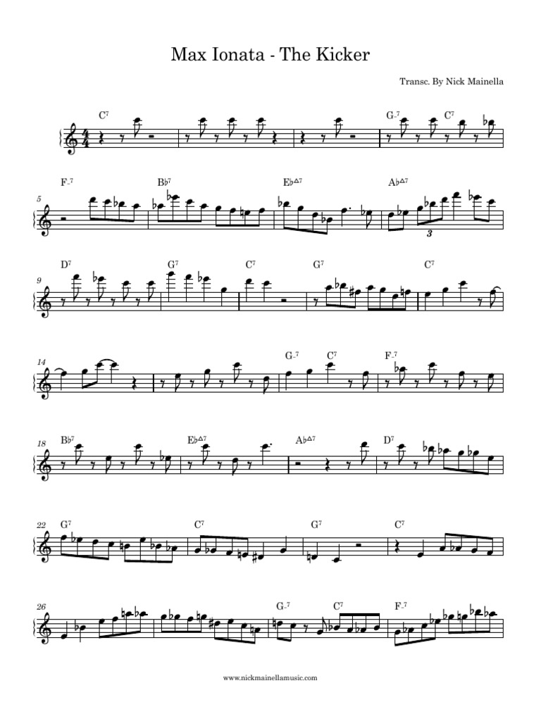 Max Ionata The Kicker | PDF