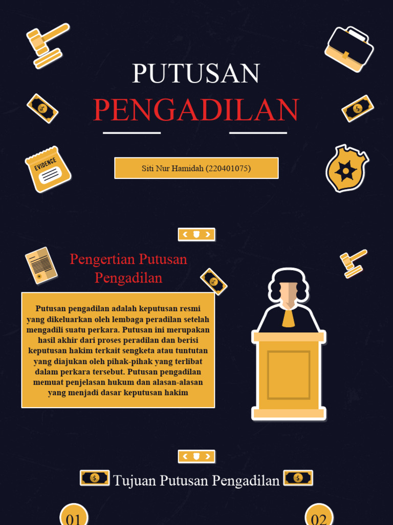 PPT. Putusan Pengadilan | PDF