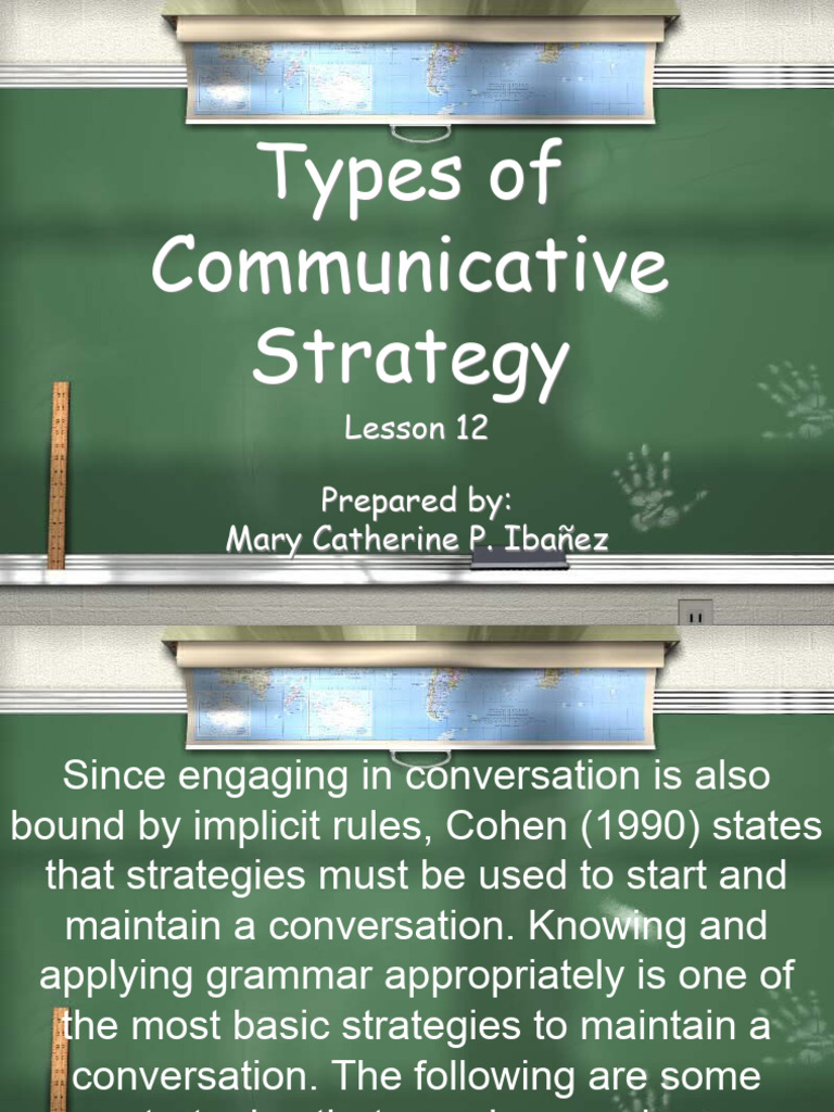 ORAL COMM L12 Communicative Strategies | PDF | Conversation | Learning ORAL COMM L12 Communicative Strategies | PDF | Conversation | Learning