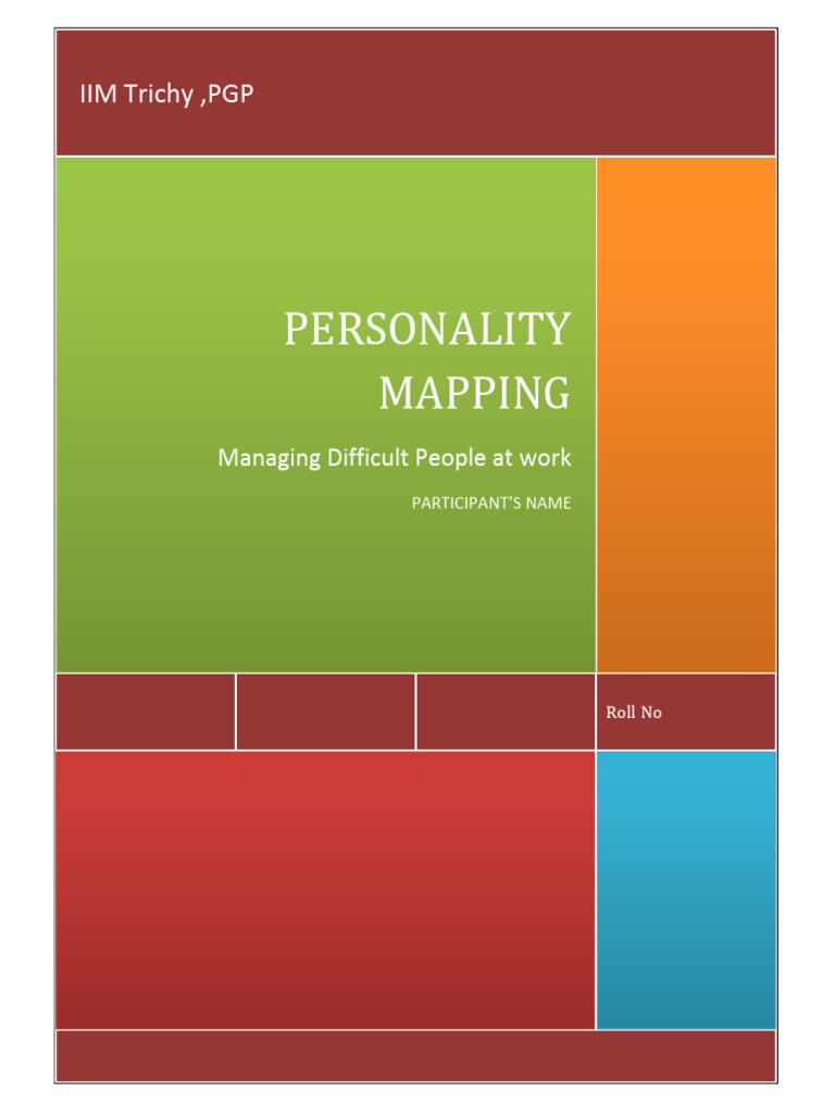 Personality Mapping Report Sample | PDF