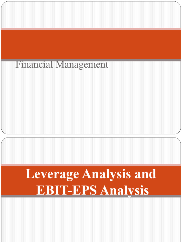 FM S3 Leverage | PDF | Capital Structure | Leverage (Finance)