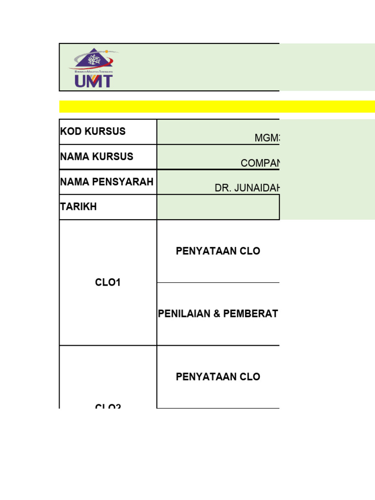 MGM3303 Analisis Semakan CQI | PDF | Teknologi & Rekayasa