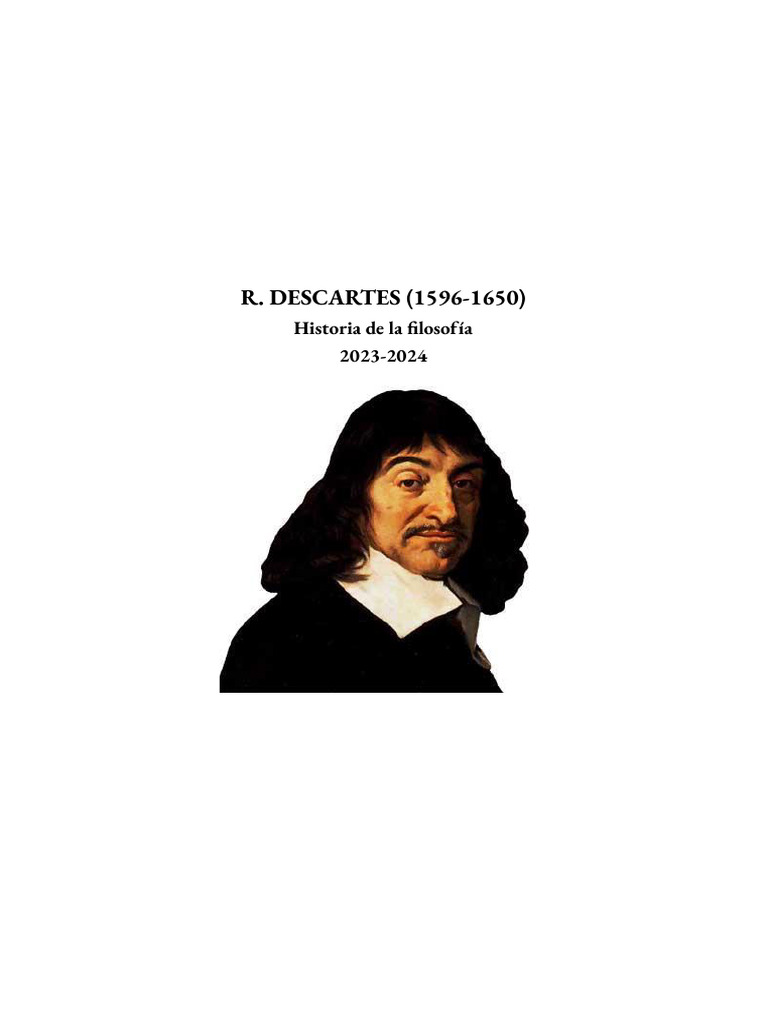 3 Filosofía Moderna 1 DESCARTES | PDF