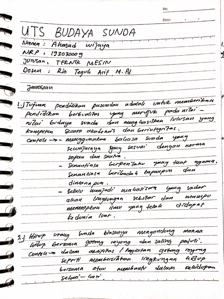 Ahmad Wijaya Uts Budaya Sunda | PDF