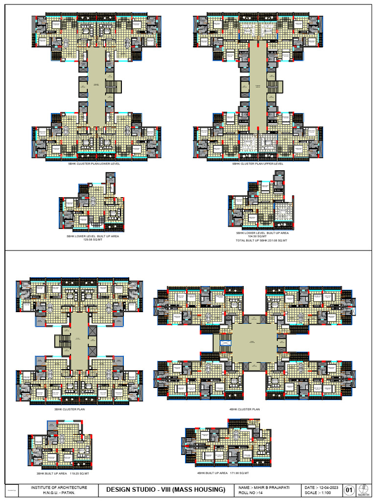 Final Unit Plan (Jury Final) | PDF | Room | Toilet