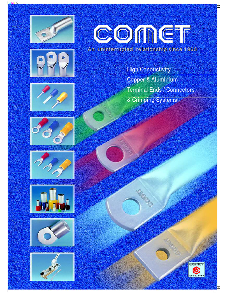 Comet Cable Lugs Catalogue Overview | PDF | Home & Garden | Computers