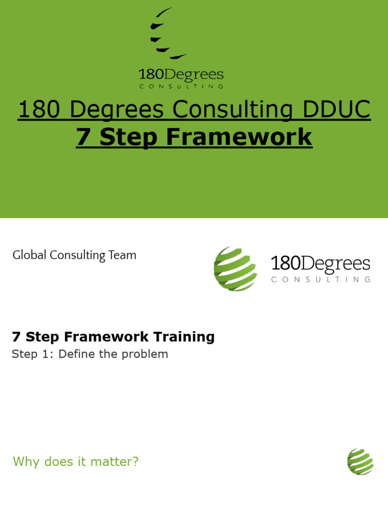7 Step Framework for Problem Definition | PDF | Business