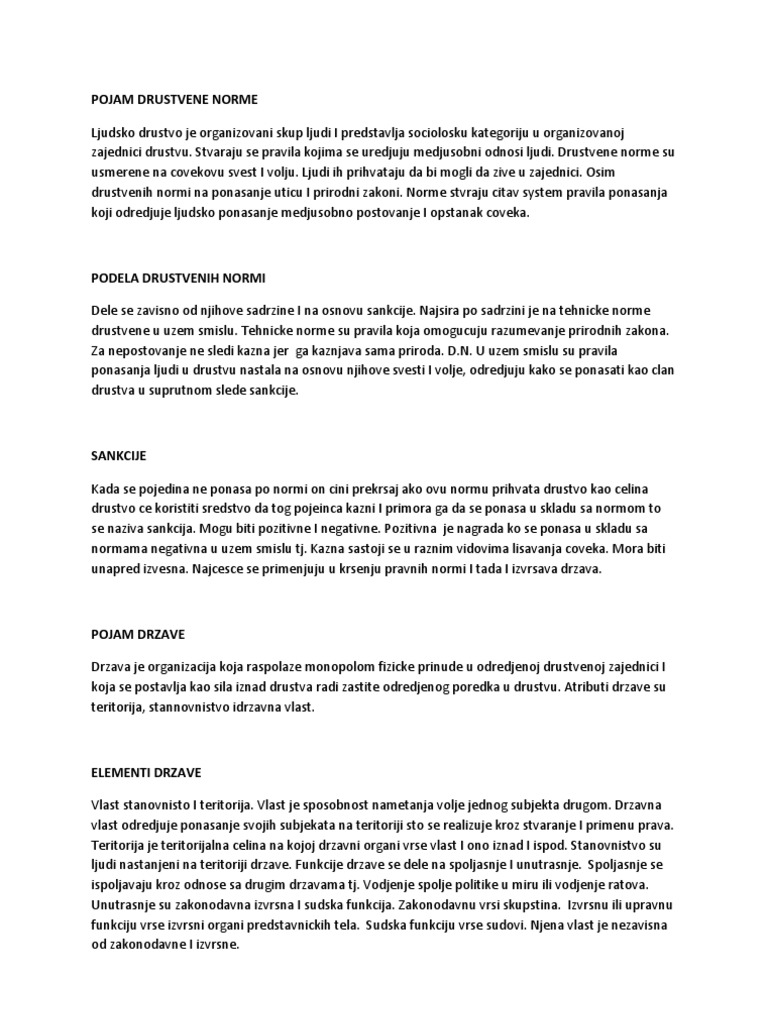 Drustvene Norme | PDF