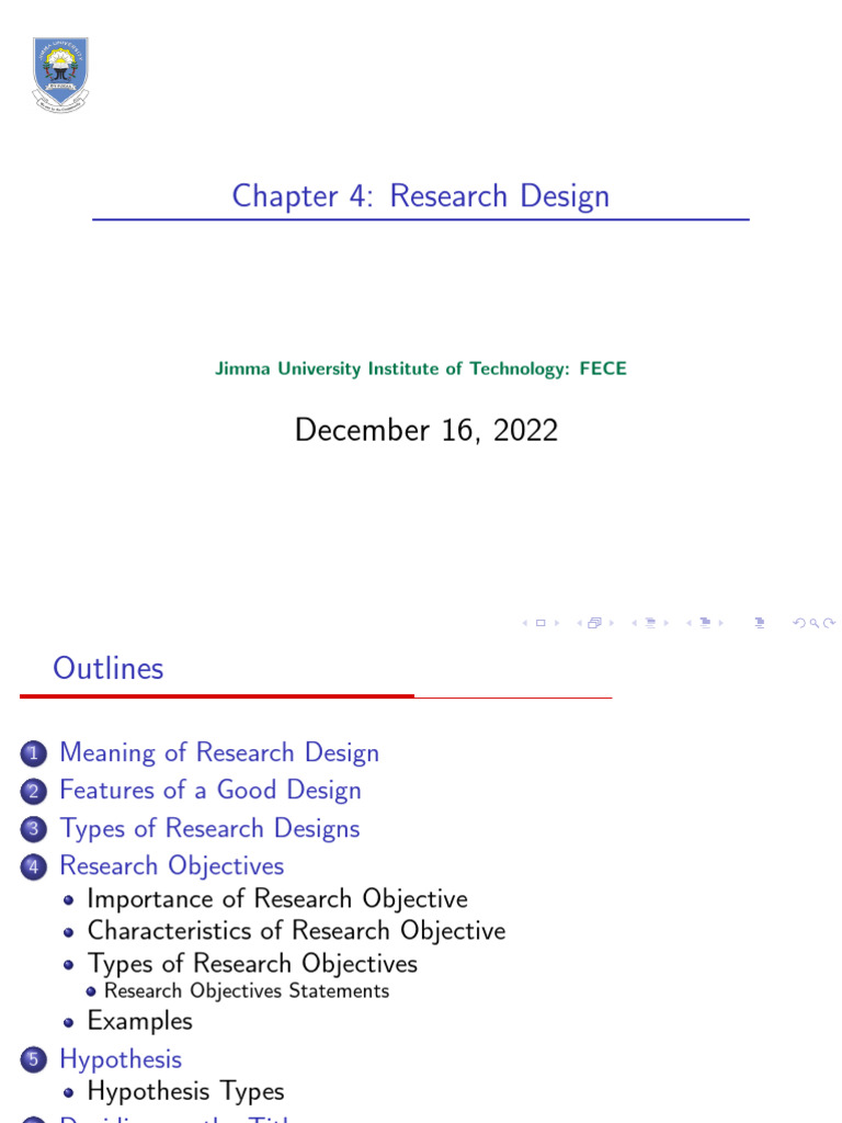 Ch4: Research Designing Process. | PDF | Inference | Methodology