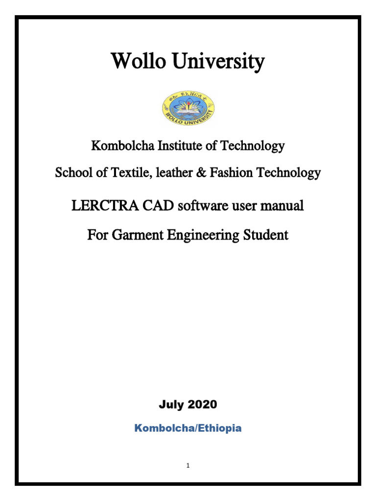 Lectra CAD Software User Manual | PDF | Computer Aided Design ...
