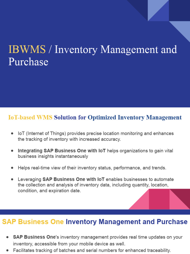IBWMS - Warehouse Management and Purchase | PDF | Finance & Money ...