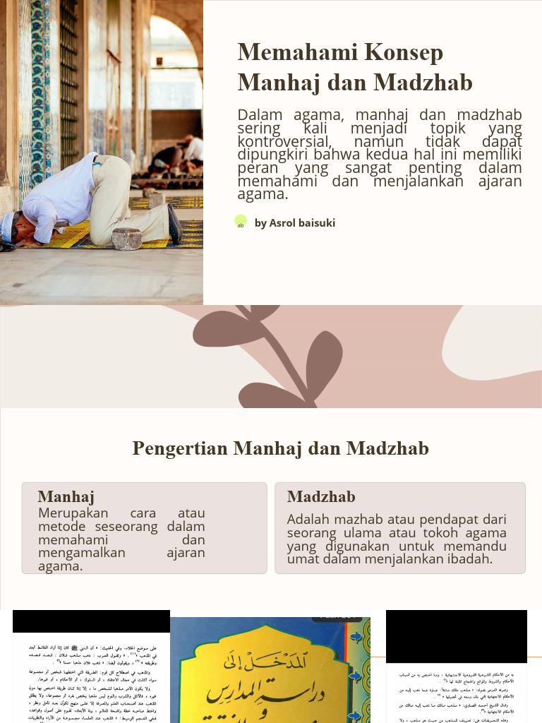 Memahami Konsep Manhaj Dan Madzhab 2 | PDF