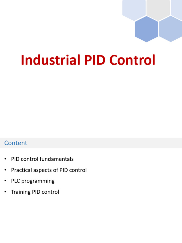 D08 - Industrial PID Control | PDF | Physical Sciences | Engineering