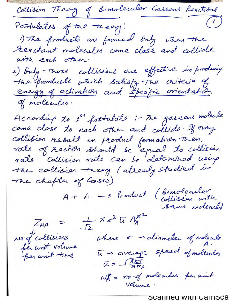 Collision Theory Pdf