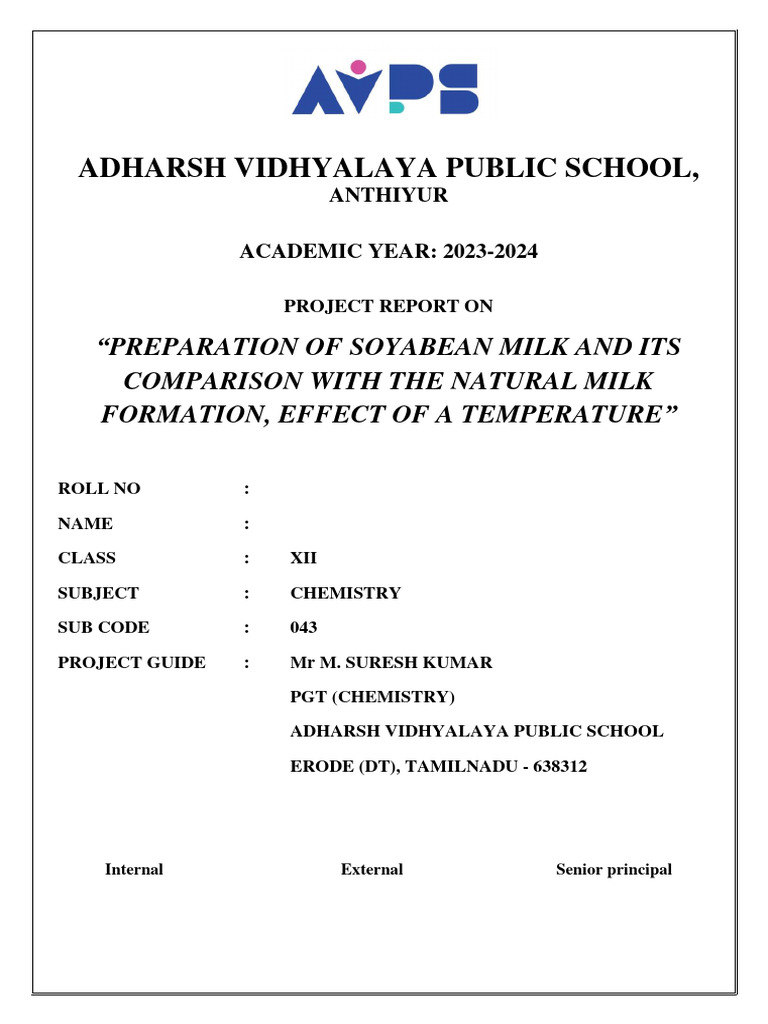 CHEMISTRY FRONT PAGE (1) | PDF | Gratitude