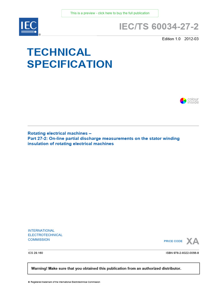 Info - Iec60034 27 2 (Ed1.0) en | PDF