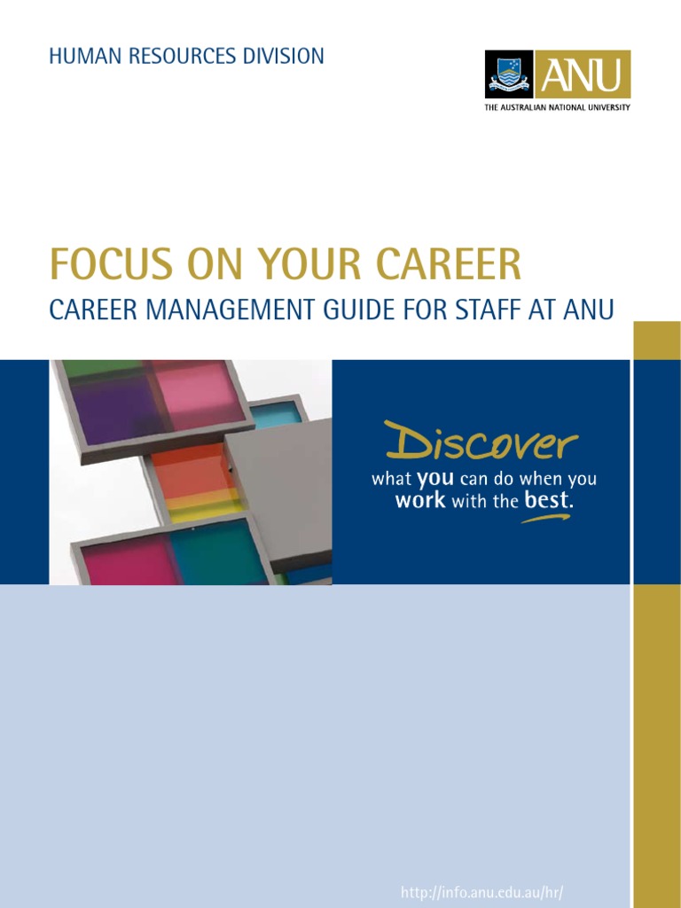 ANU Career Management Guide | PDF | Mentorship | Résumé