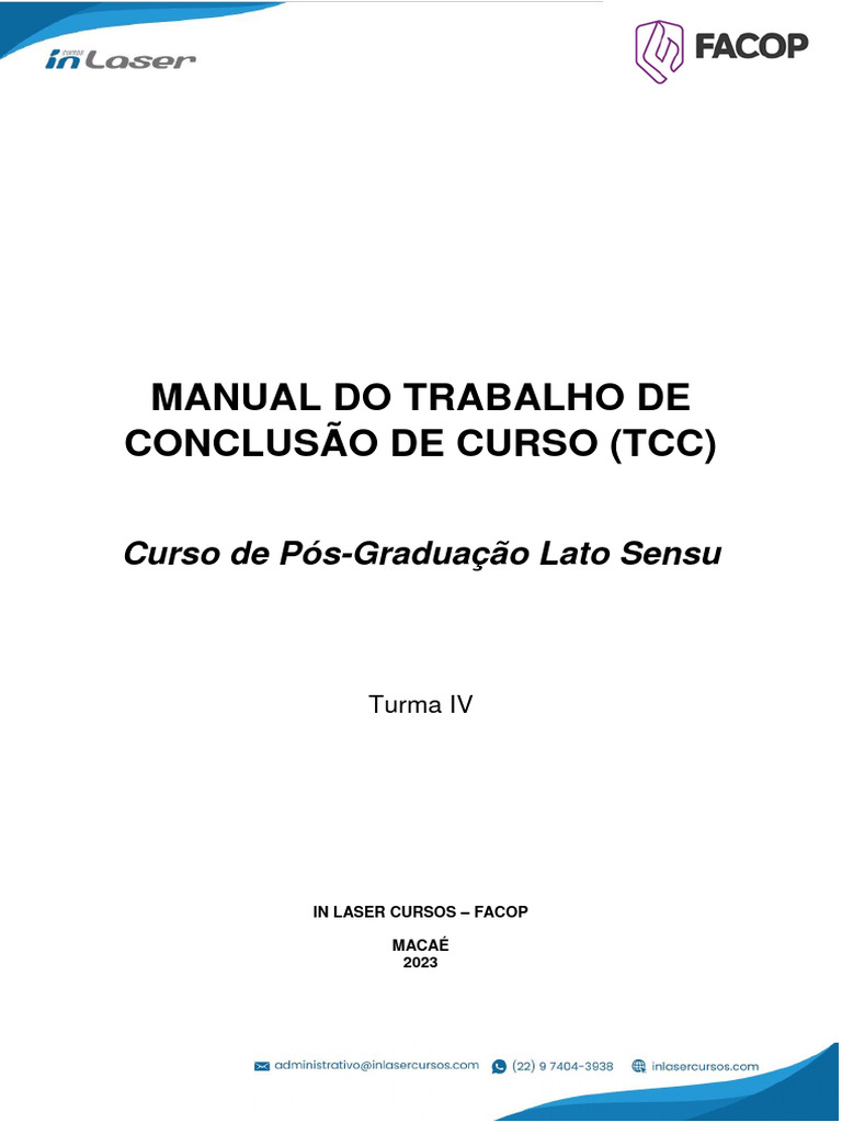 Manual Do TCC - in Laser | PDF