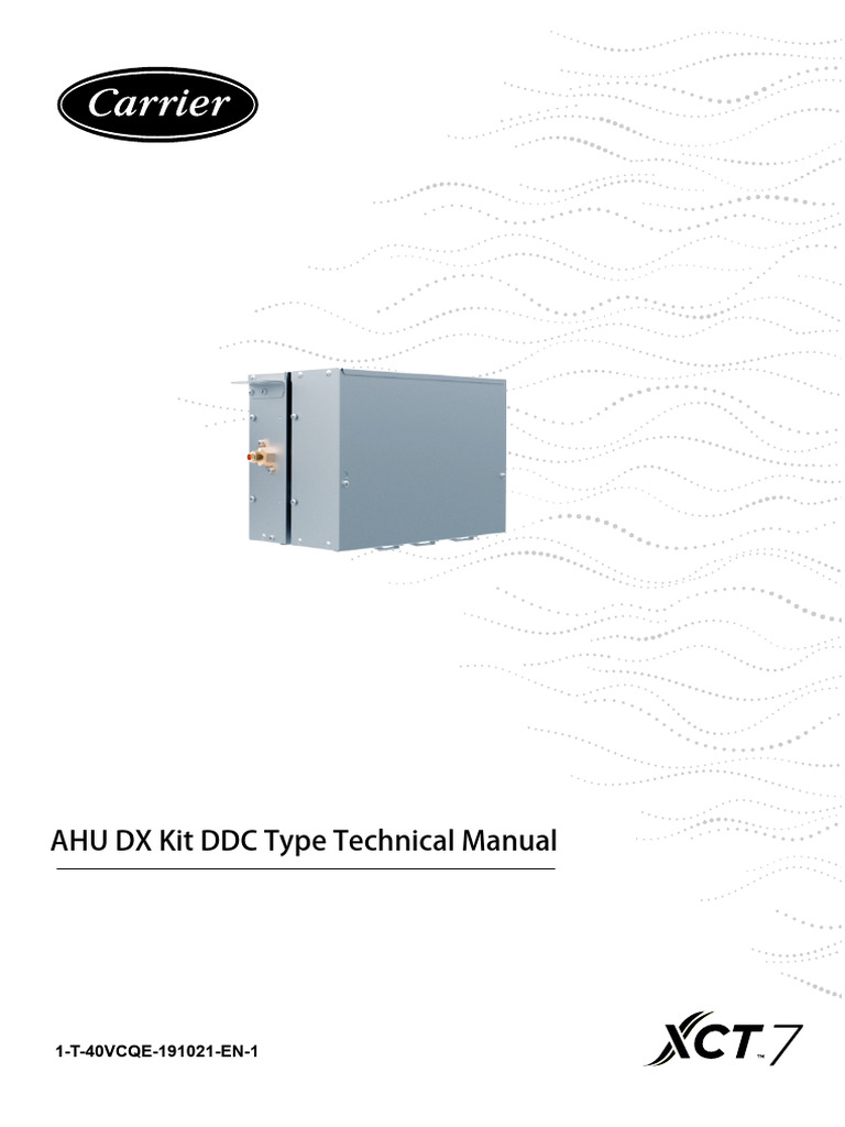 AHU DX Kit DDC Type Manual | PDF