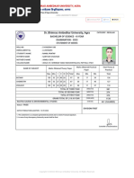 Bachelor's Marksheet Final | PDF