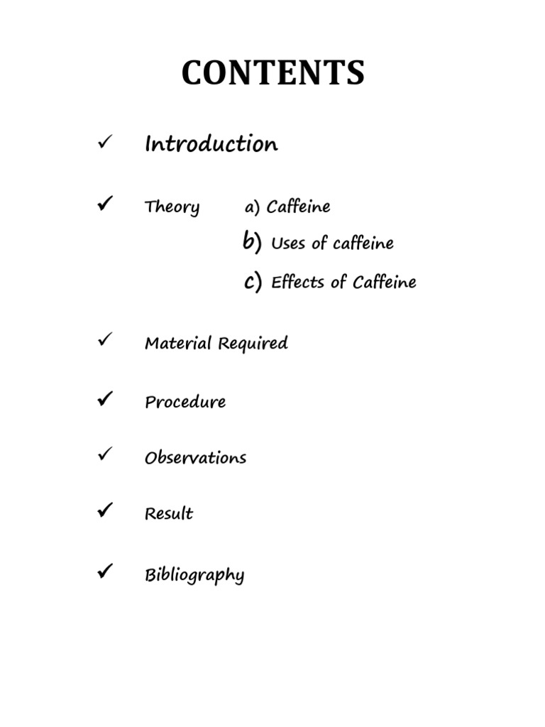 Determination of Caffine The Tea | PDF | Caffeine | Chemistry