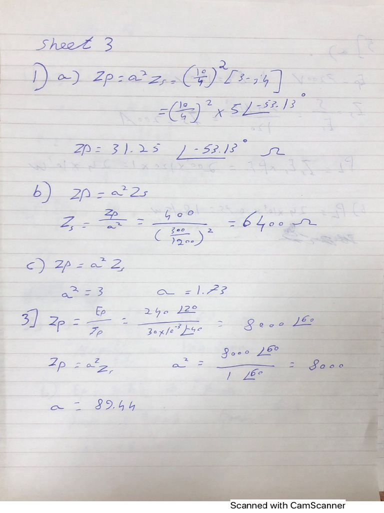 Sheet 3 MA | PDF