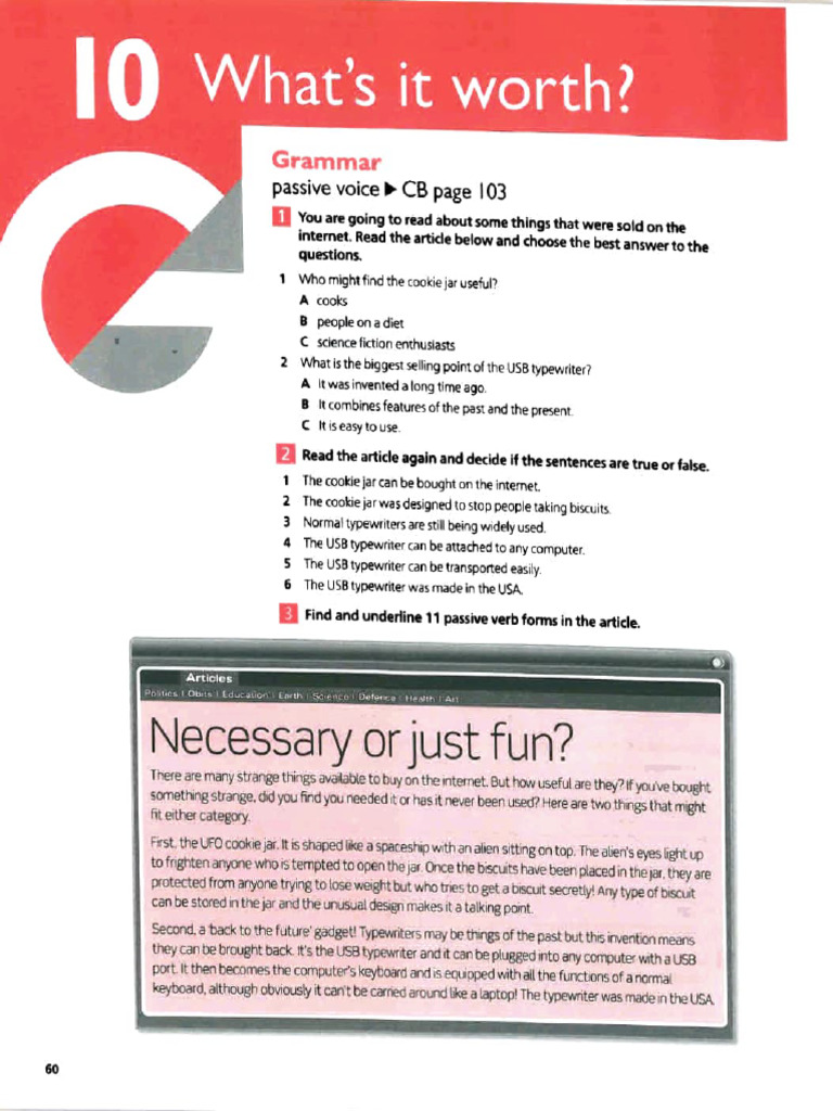 Pet Work Unit 10 | PDF