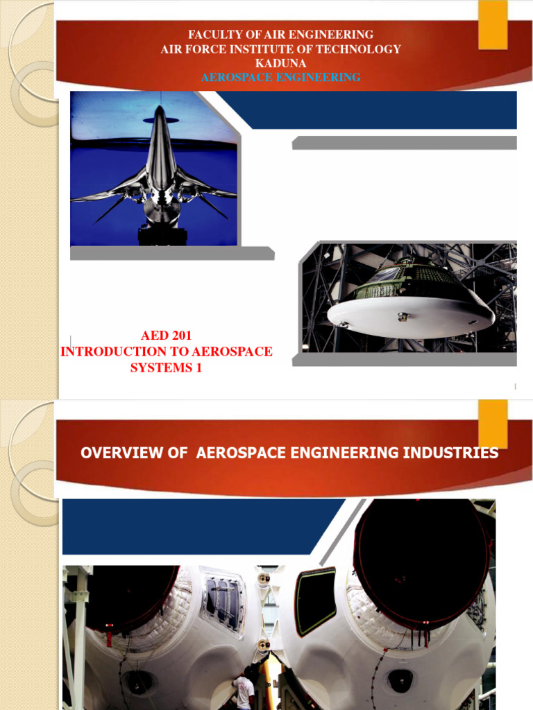 Overview of Aerospace AED 201 | PDF | Aerospace Engineering ...