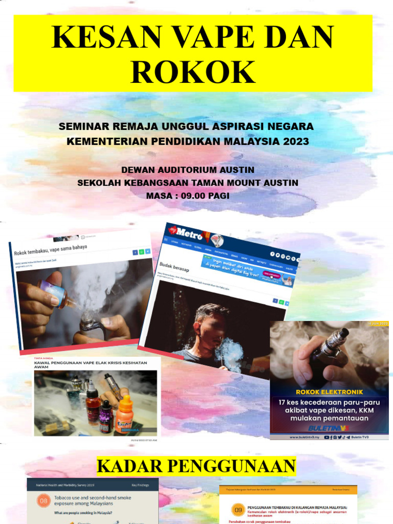 Bahaya Vape Dan Rokok | PDF