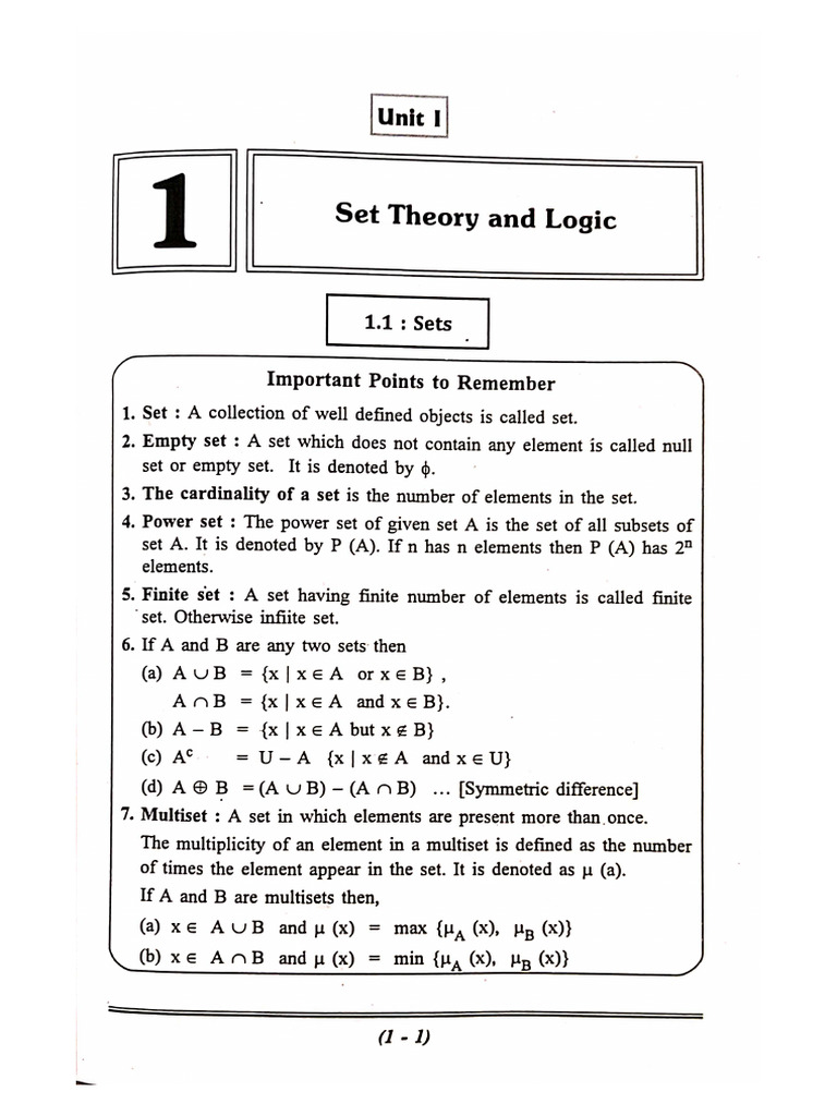 Decode - (DM) Unit - 1 | PDF