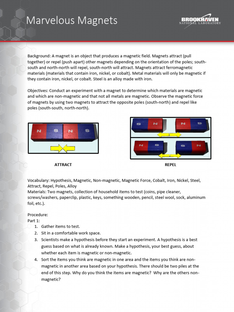 Marvelous Magnets | PDF