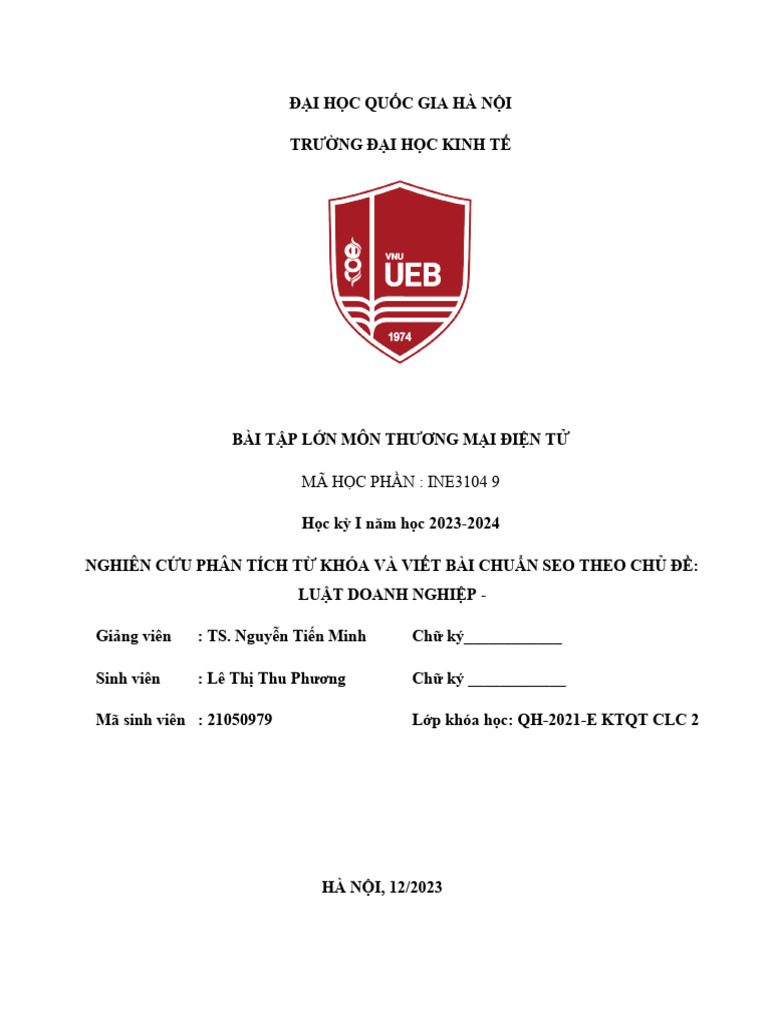 MẪU BÁO CÁO BTL | PDF