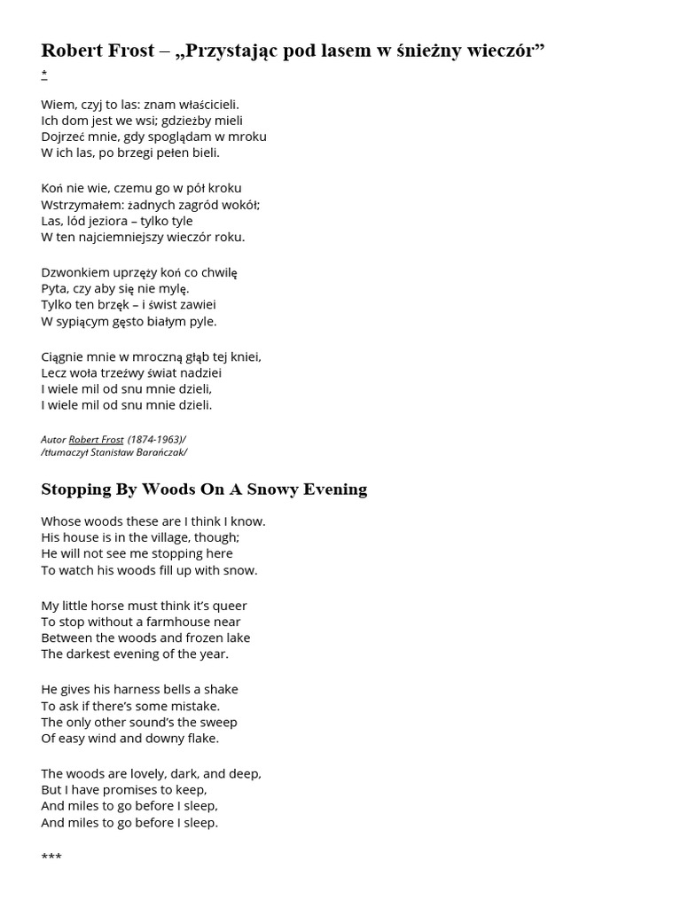Robert Frost | PDF