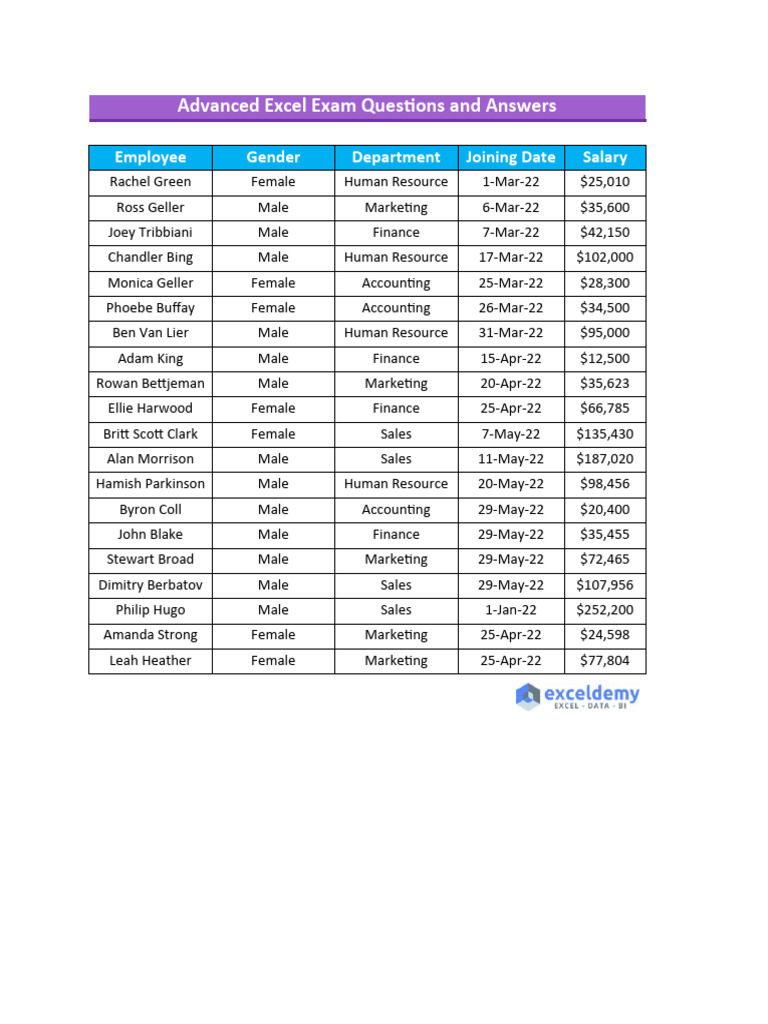 Advanced MCQs For Exam | PDF | Microsoft Excel | Computing