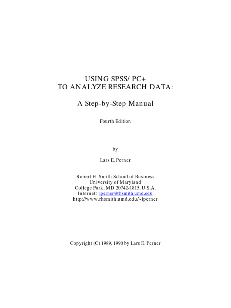 Basics of SPSS | PDF | Statistics | Spss