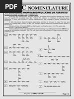 Iupac Nomenclature | PDF