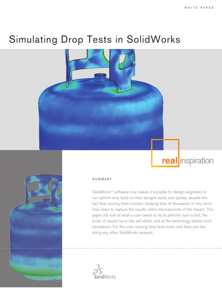 Simulating Drop Tests in Solid Works | PDF | Matrix (Mathematics ...