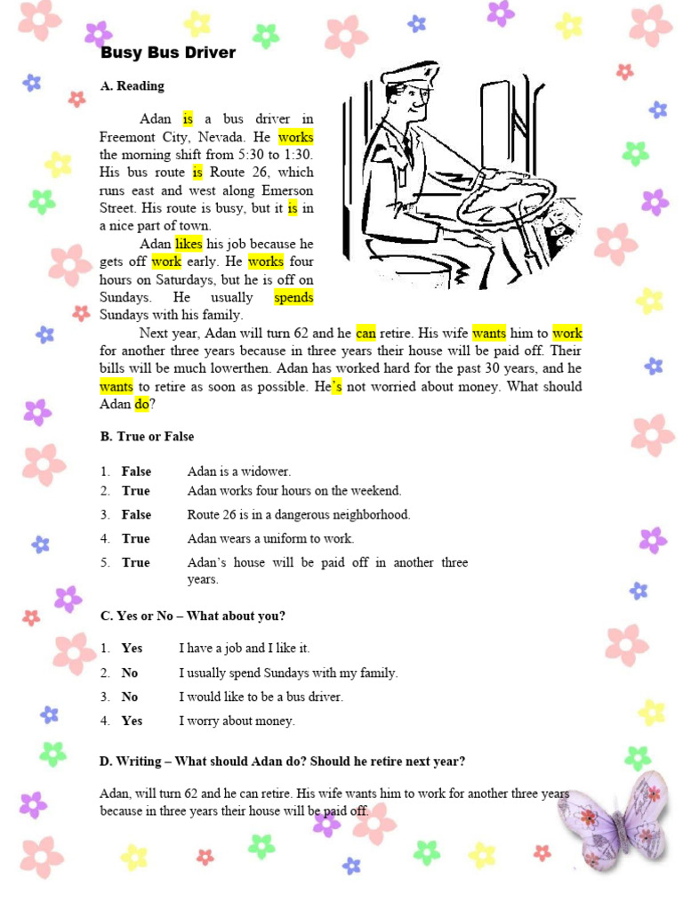 BUSY BUS DRIVER - Resuelto | PDF