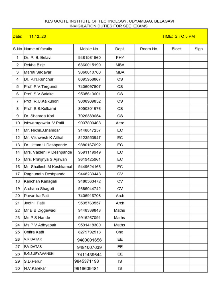 SEE Inv. VII Sem | PDF