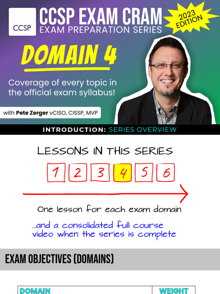 CCSP Exam Cram DOMAIN 4 Handout | PDF