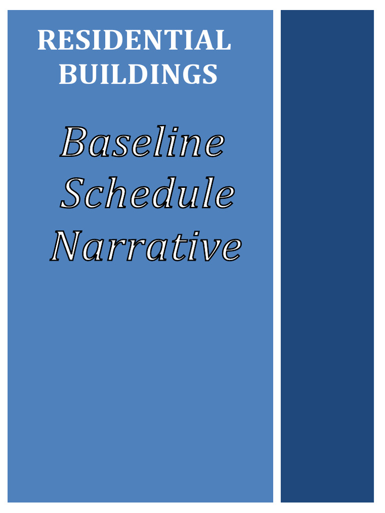 Base Line Narrative Report | PDF | Project Management | Business