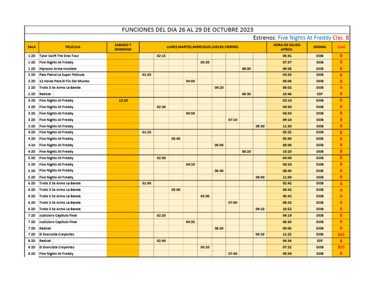 Cinebox Tula Cartelera | PDF