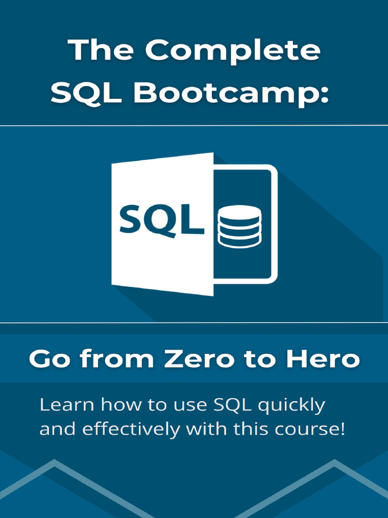 Plete SQL Bootcamp | PDF