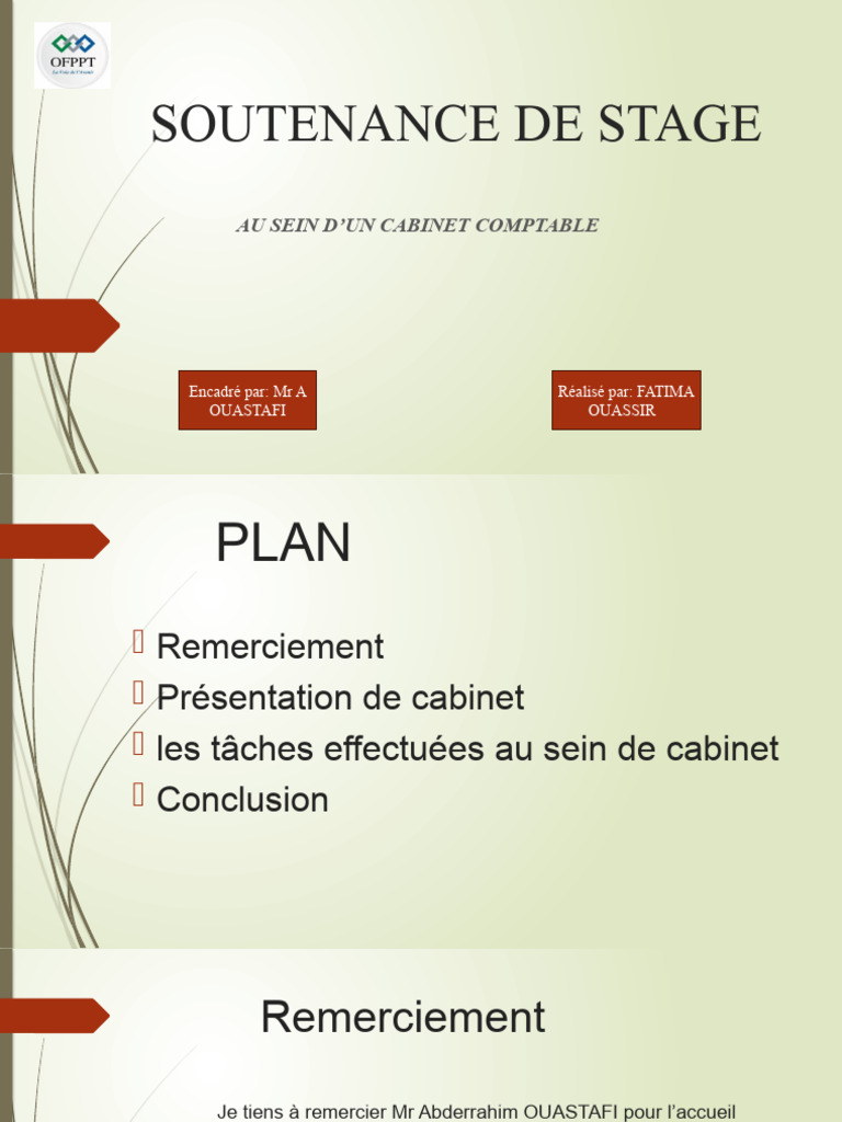 Soutenance de Stage Fa | PDF