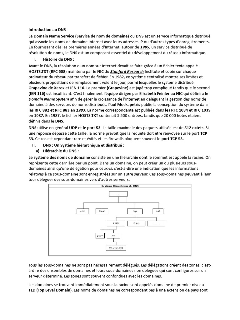 Introduction Au DNS | PDF Introduction Au DNS | PDF