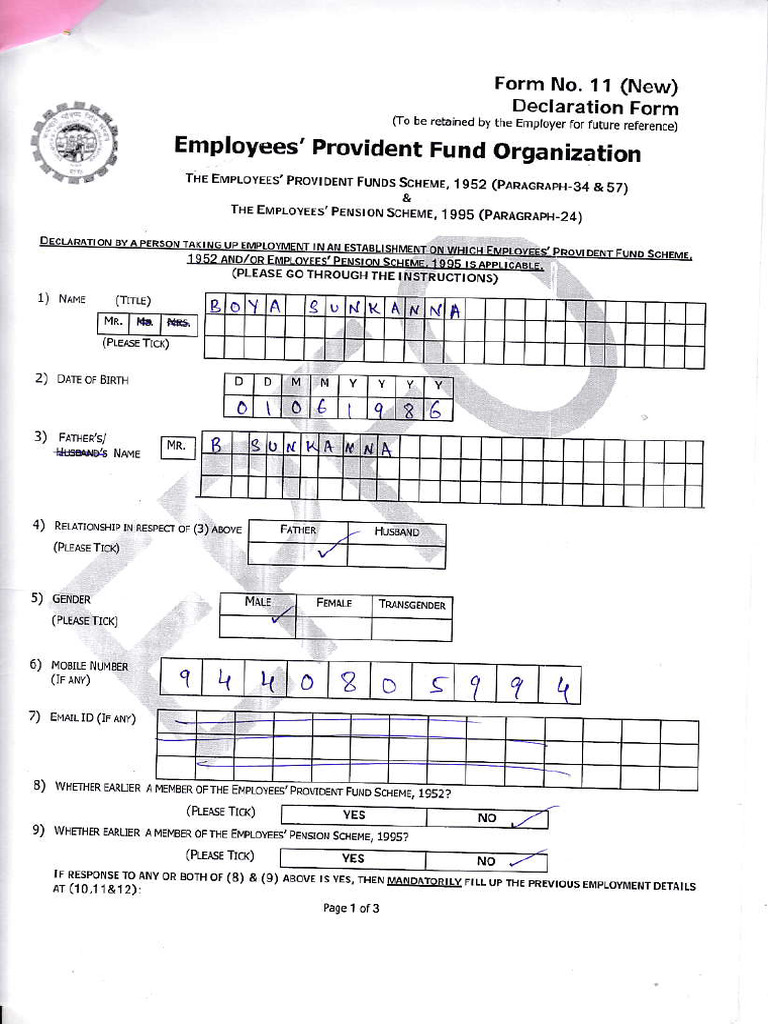 Form 11 | PDF